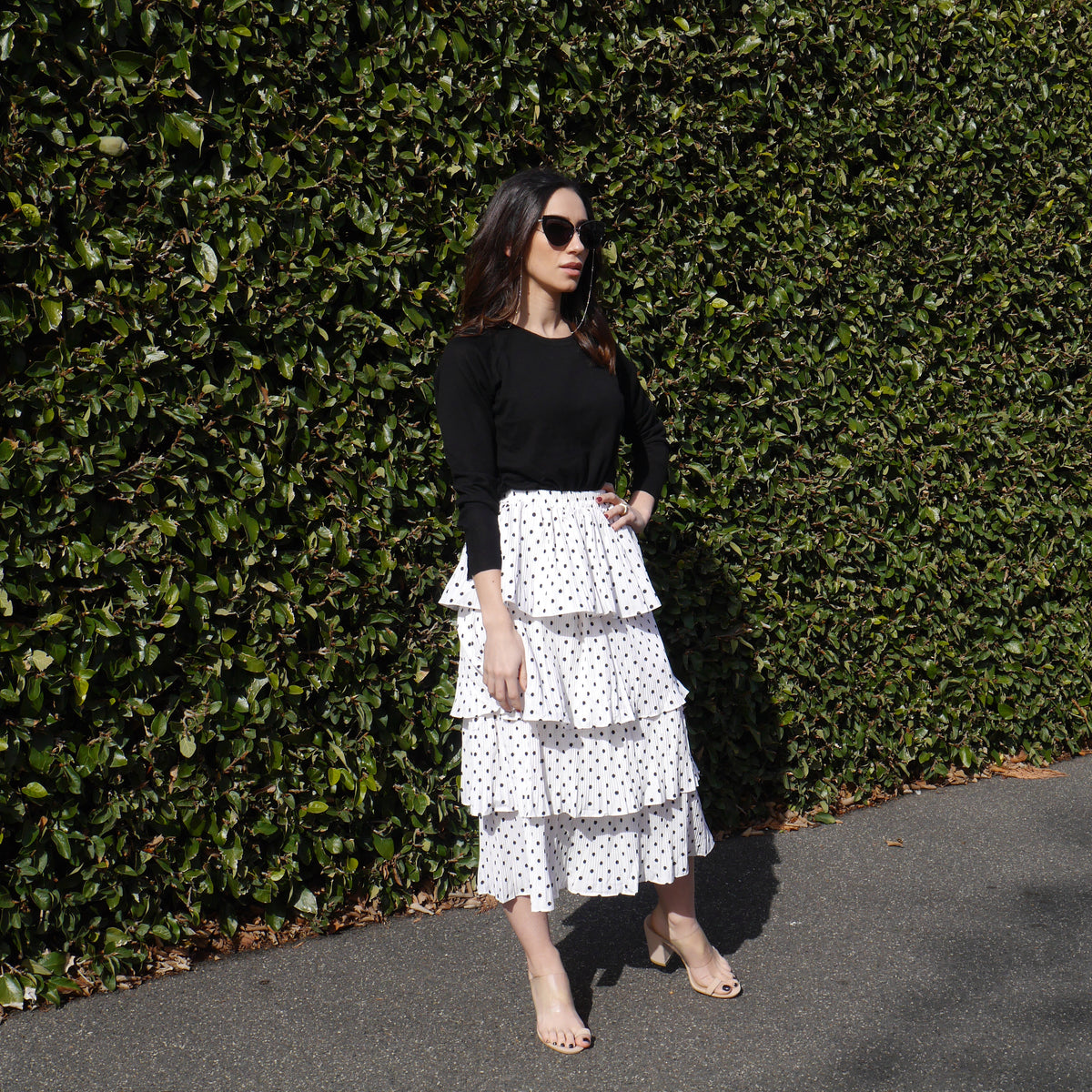 KIKI White Polka Dot – Maya Australia